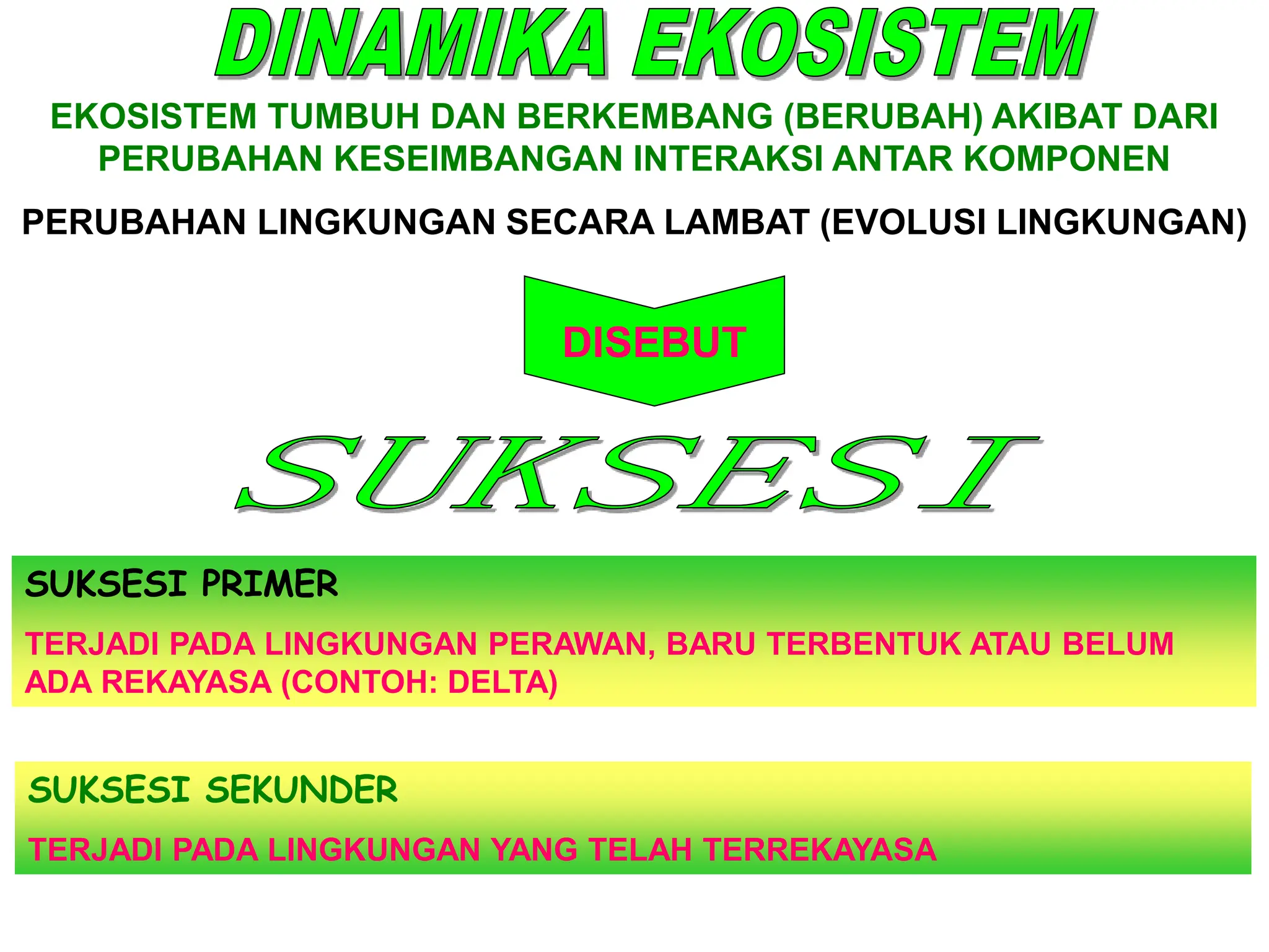Dasar Ekologi (Pengertian, pembagian, komponen, dan funsi) | PPT