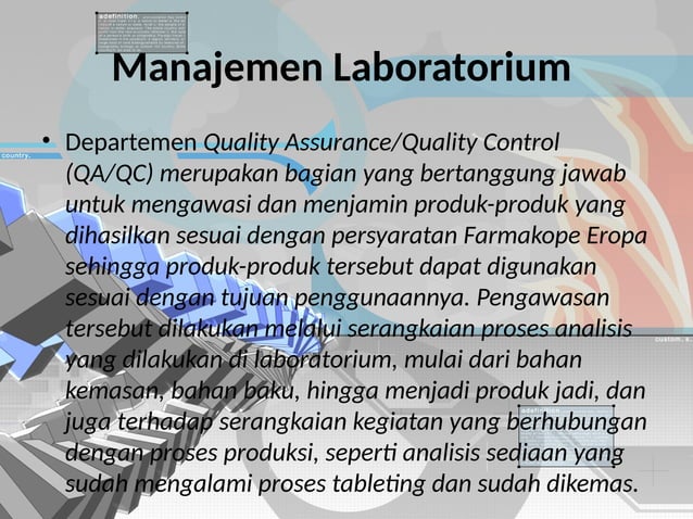 Materi Dasar Farmasi Industri Ppt 1 Pptx