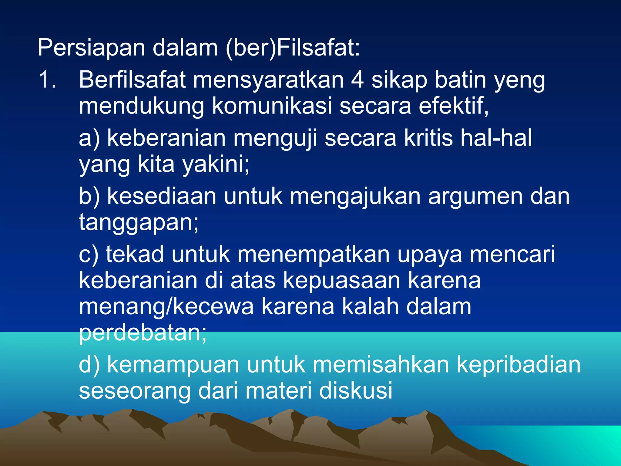 Dasar filsafat (1) | PPT