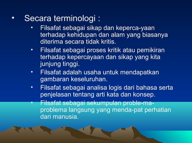 Dasar filsafat (1) | PPT
