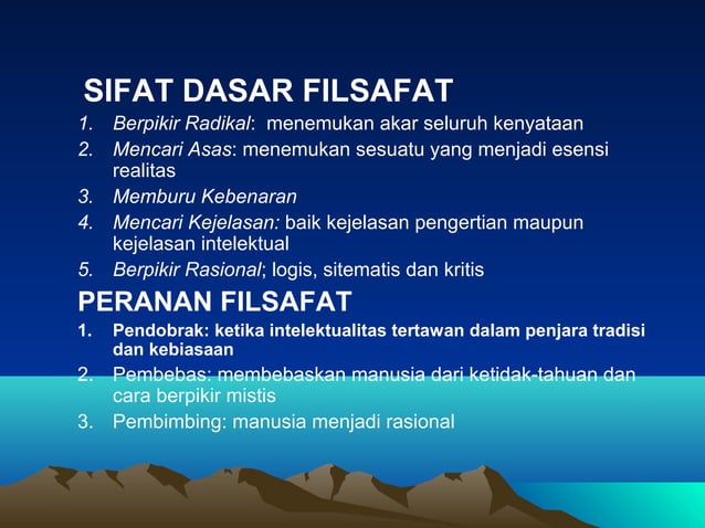 Dasar filsafat (1) | PPT