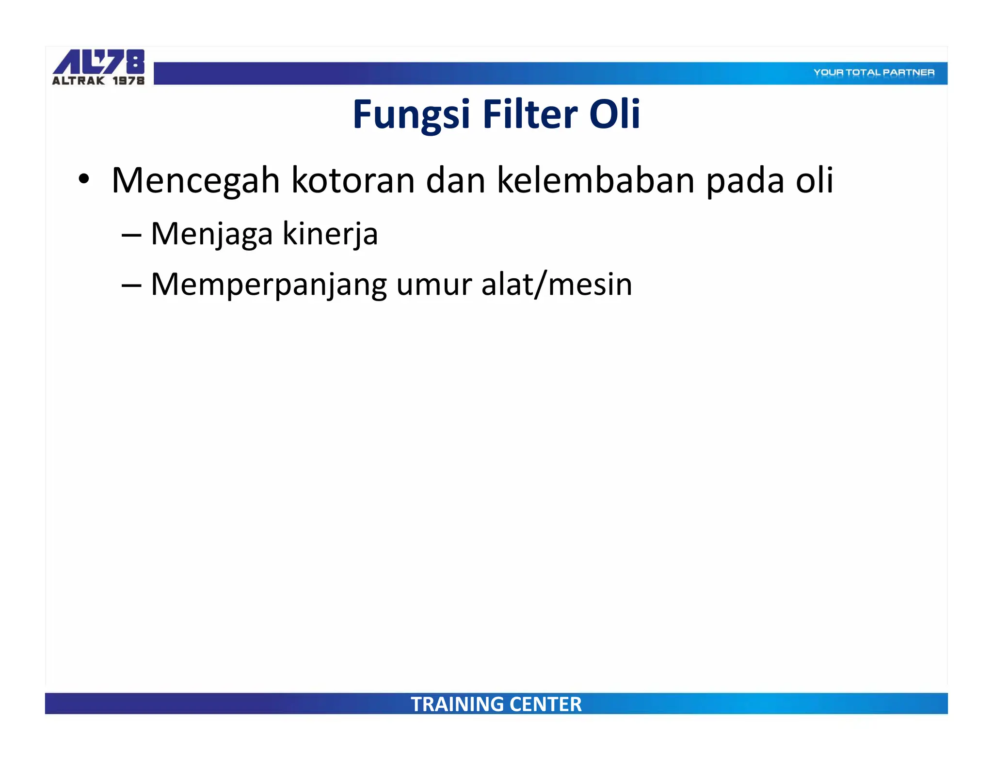 Dasar Filtrasi Lengkap untuk dipelajari bersama | PPT