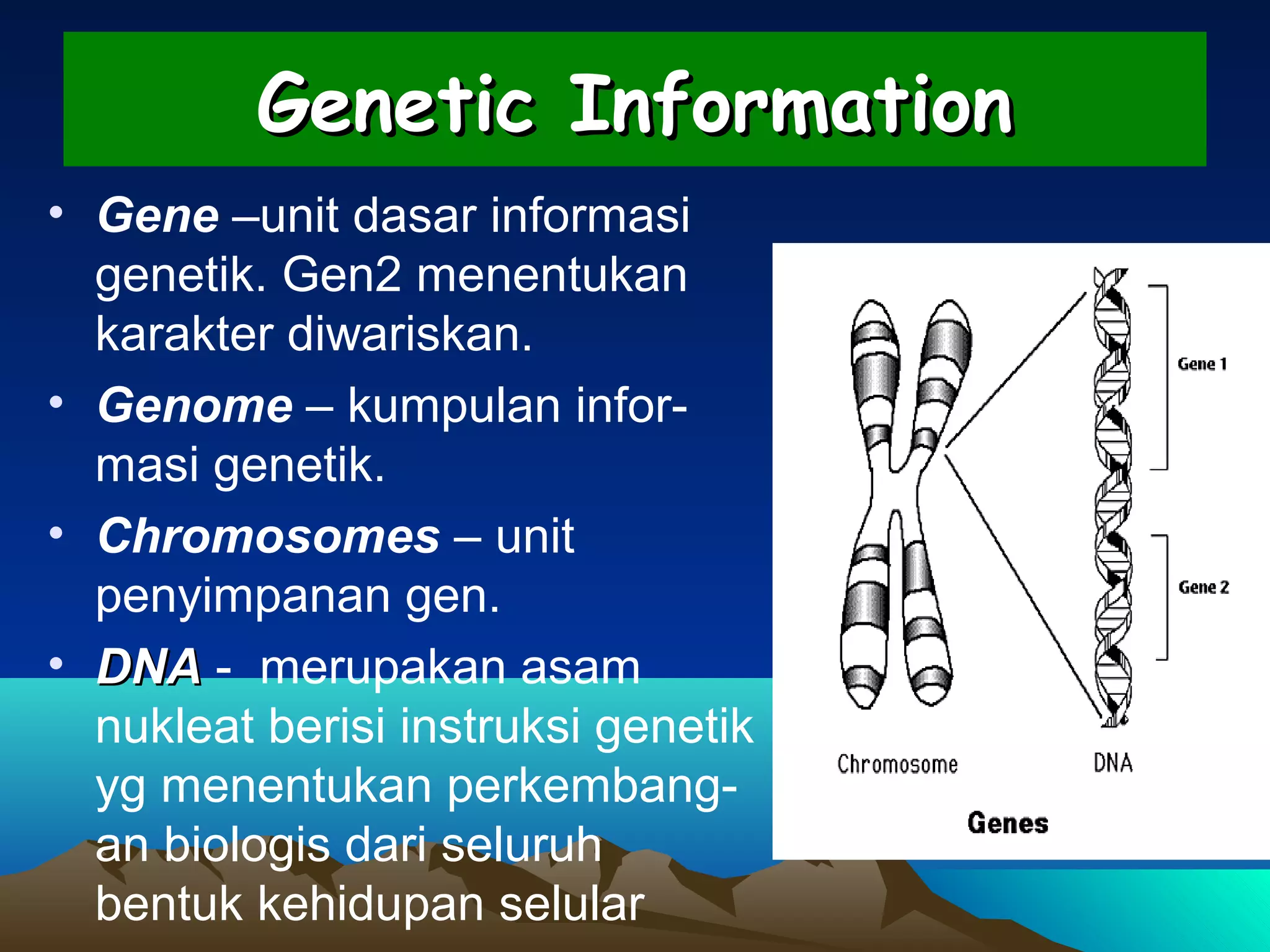 Dasar genetika | PPT