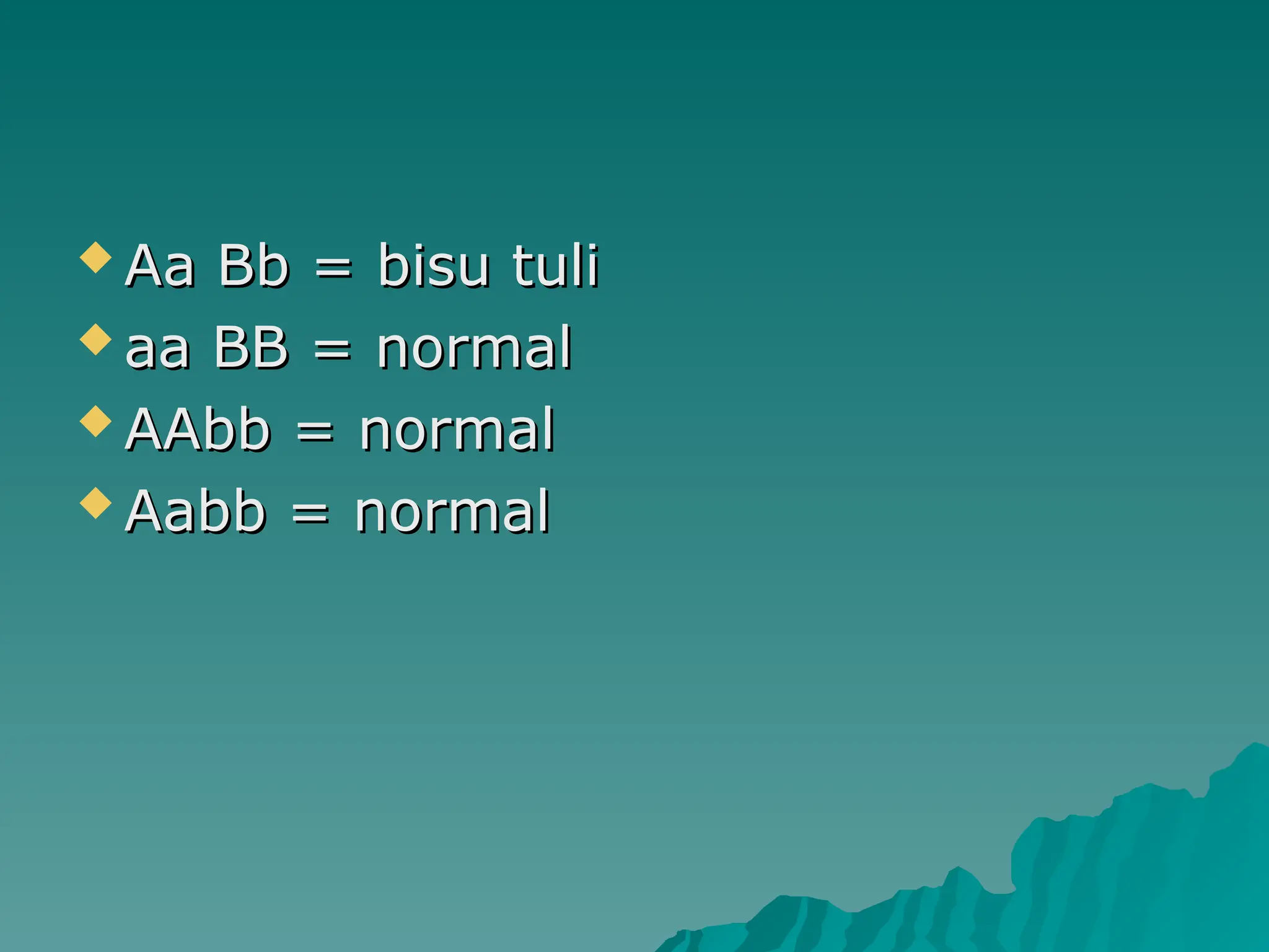 MATERI DASAR GENETIKA - DASAR GENETIKA.PPT