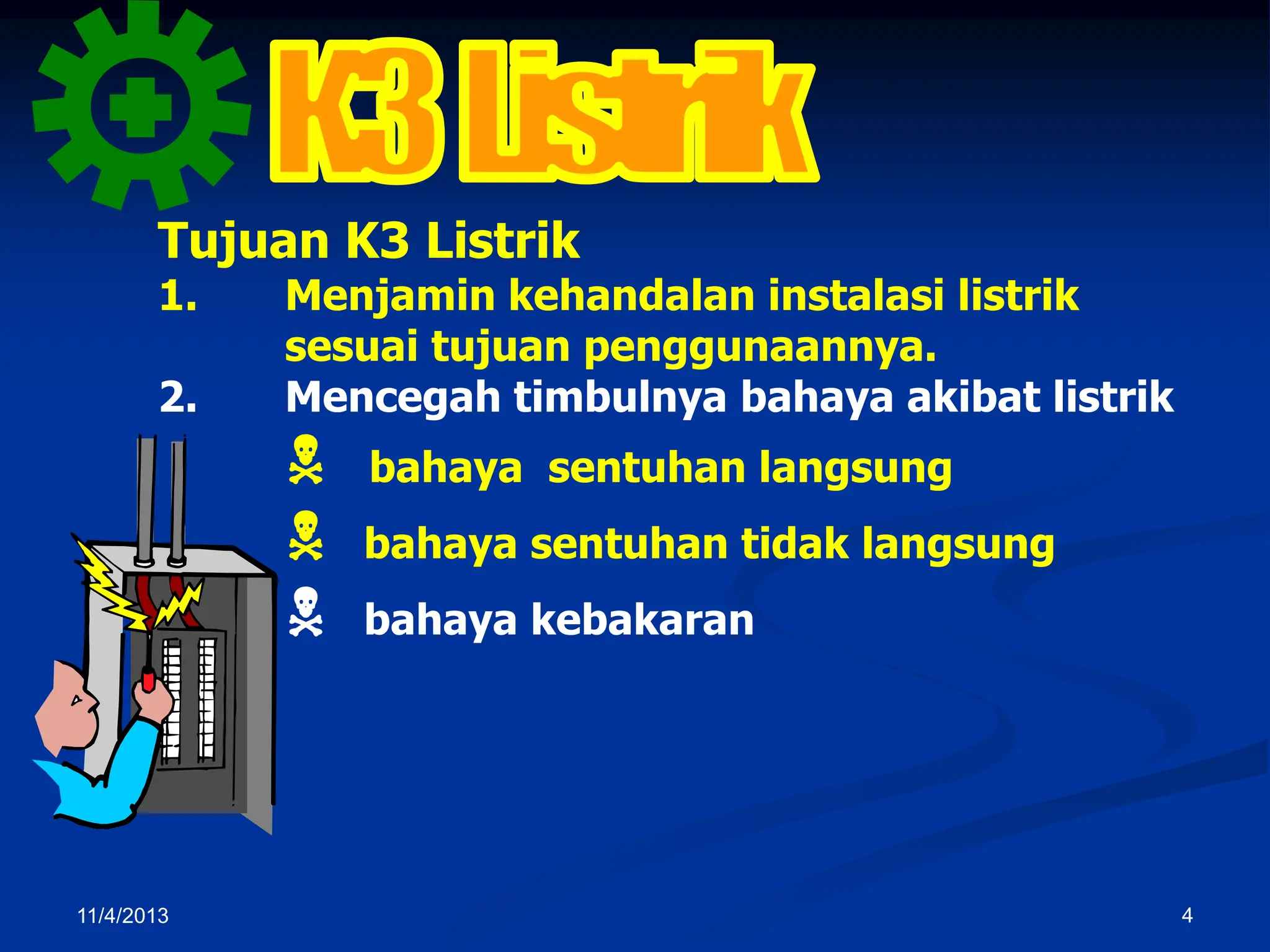 dasar- dasar hukum k3 Listrik di Indonesia | PDF