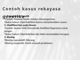 Dasar hukum rekayasa genetika menurut Islam | PPT