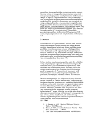 Dasar ict negara oleh abdul murad abd hamid | DOCX