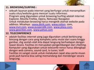 Tugas TIK Bab 5 Dasar jaringan komputer | PPT