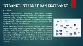 Dasar jaringan komputer | PPSX