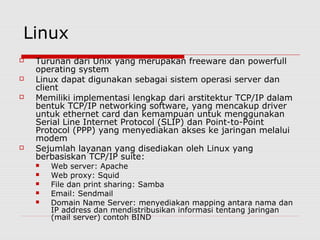 Dasar jaringan komputer | PPT
