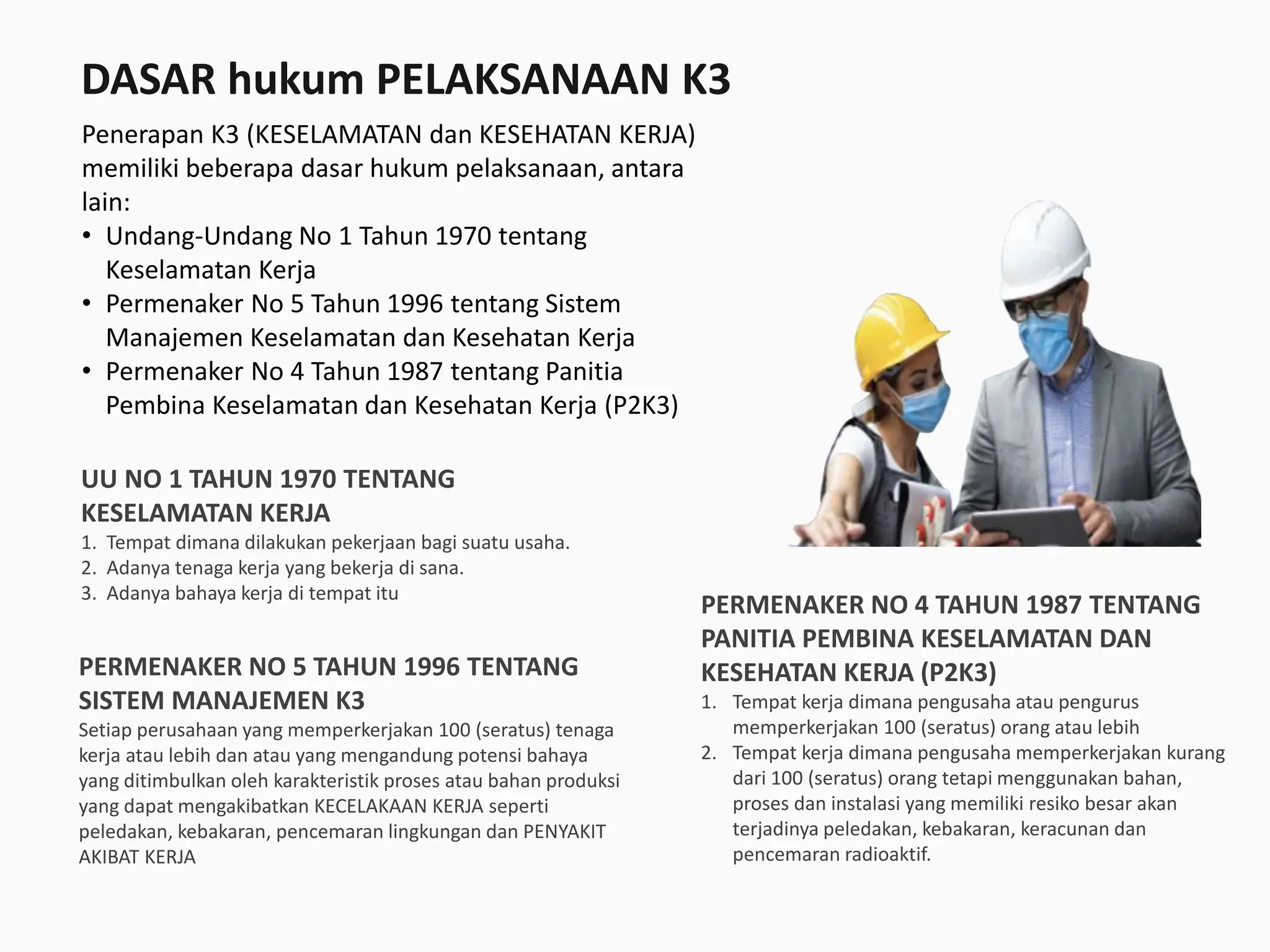 dasar-dasar K3 untuk praktisi dalam mencegah | PPTX
