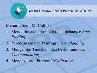 Dasar Manajemen Public Relations | PPTX