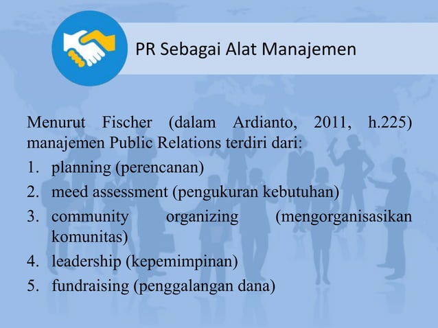 Dasar Manajemen Public Relations | PPTX