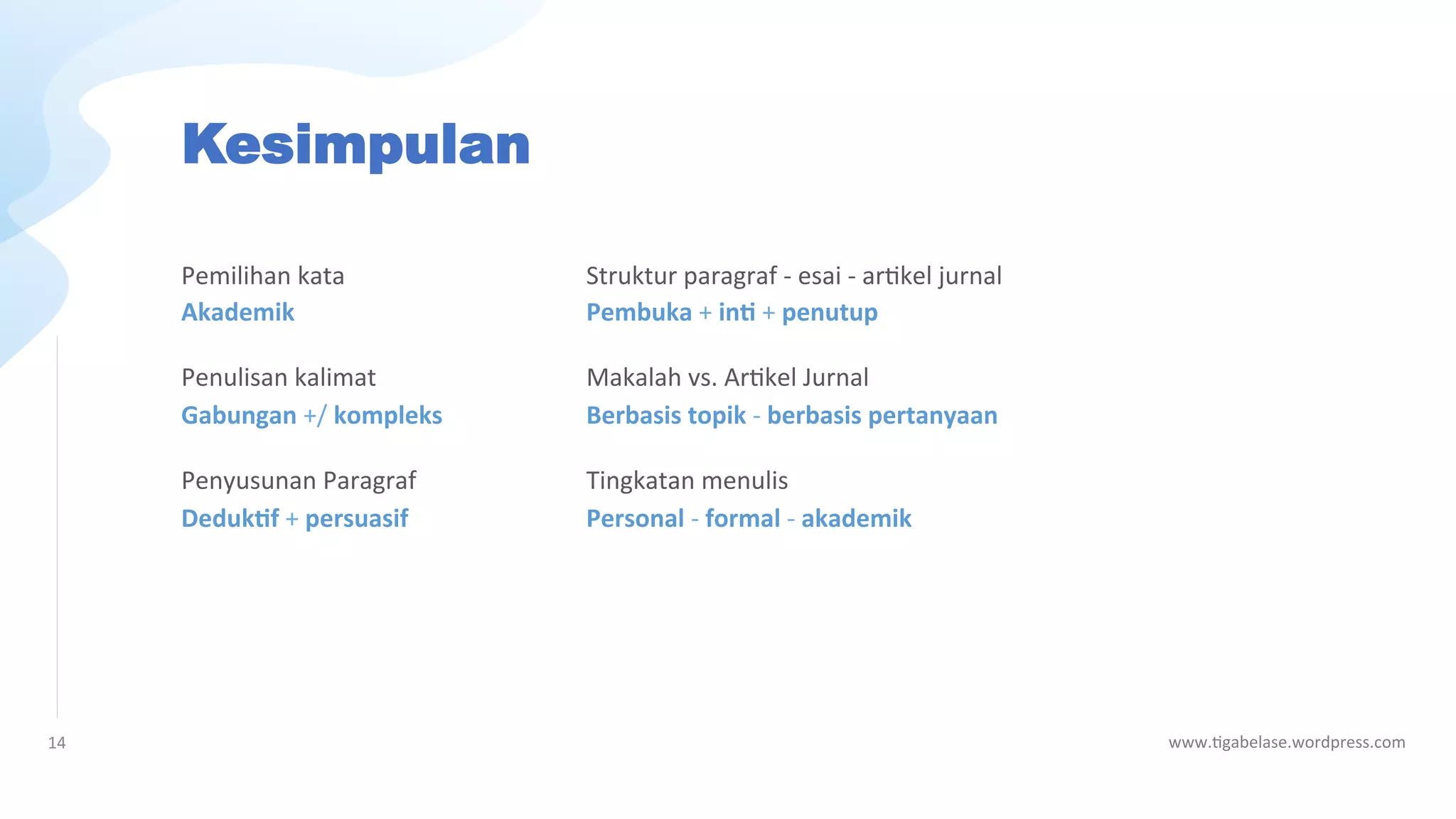 Dasar Menulis Akademik | PDF