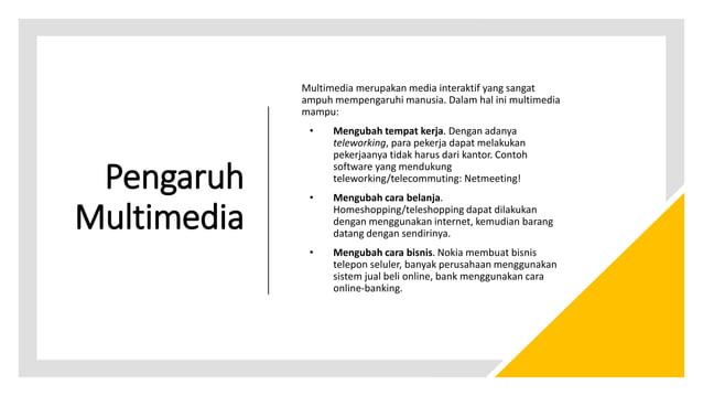 Dasar Dasar Multimedia, bahan materi perkuliahan | PPTX