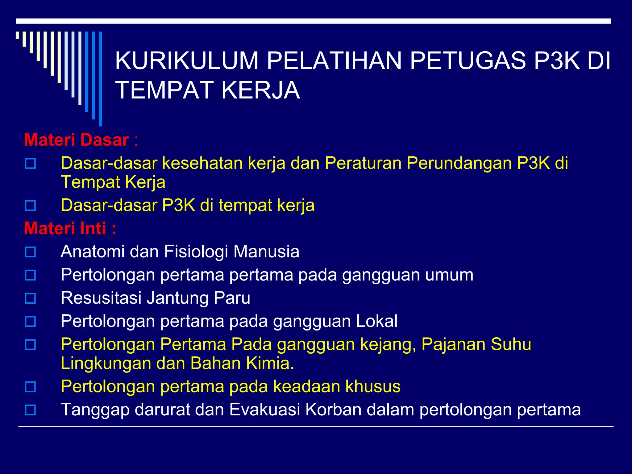 Dasar P3K ditempat kerja.ppt