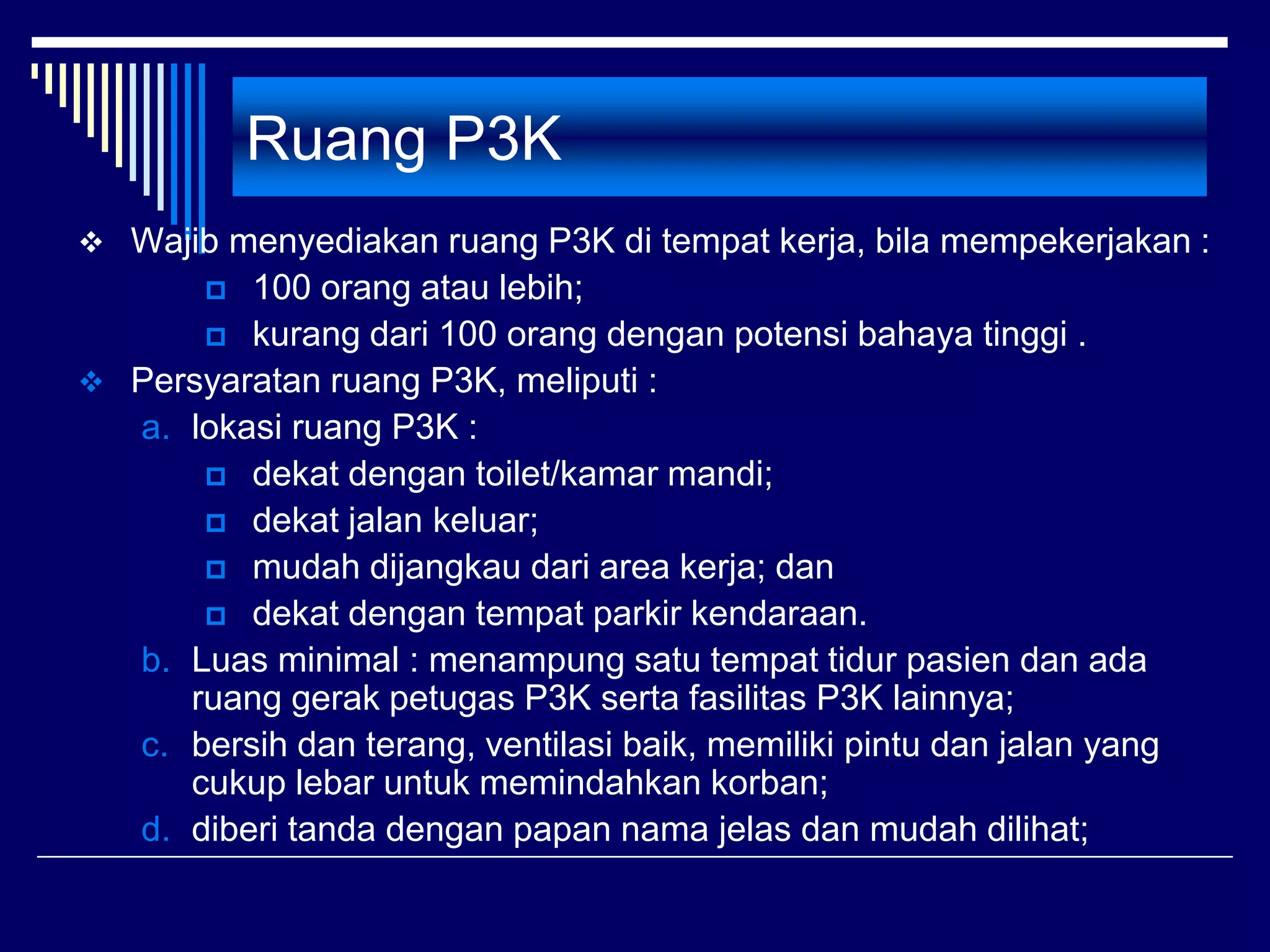Dasar P3K ditempat kerja.ppt