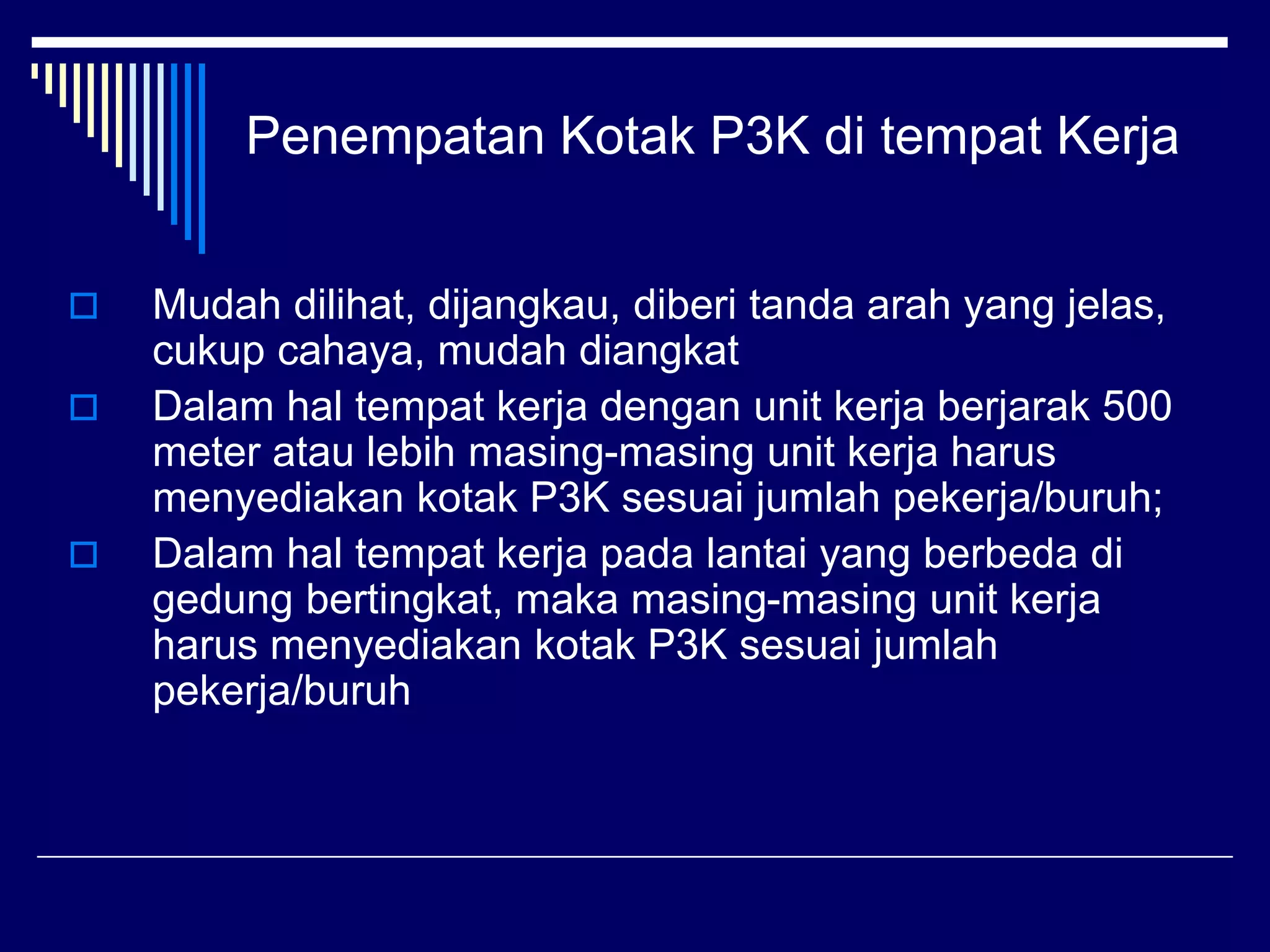 Dasar P3K ditempat kerja.ppt