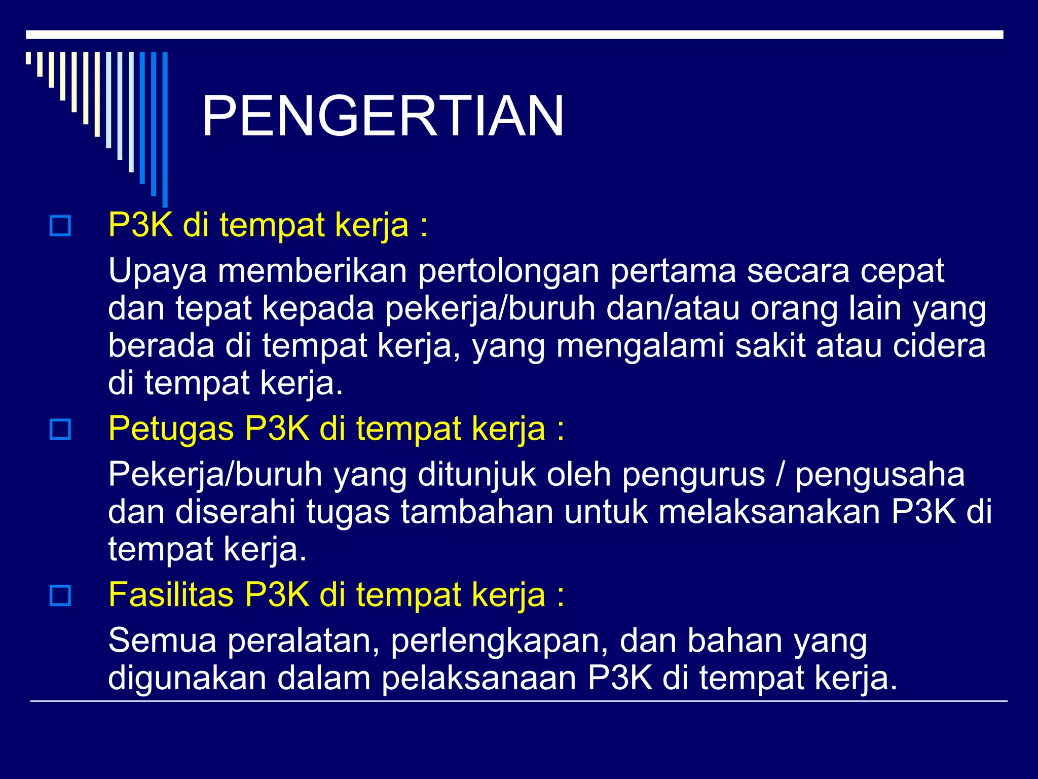Dasar P3K ditempat kerja.ppt
