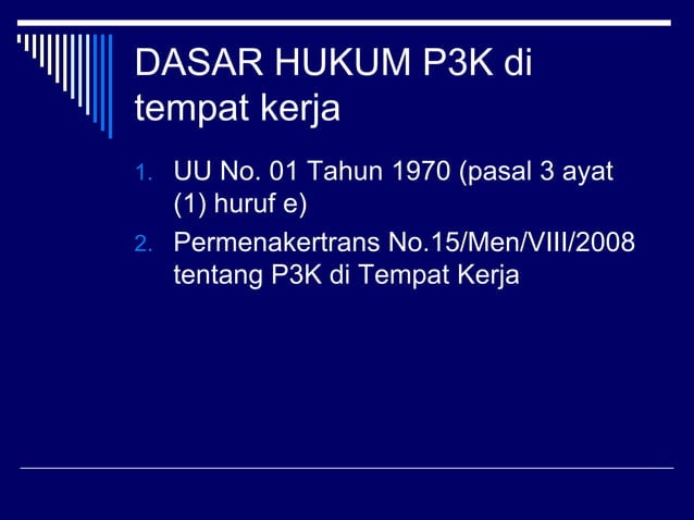Dasar P3K ditempat kerja.ppt