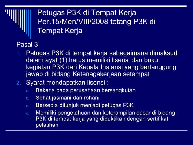 Dasar P3K ditempat kerja.ppt