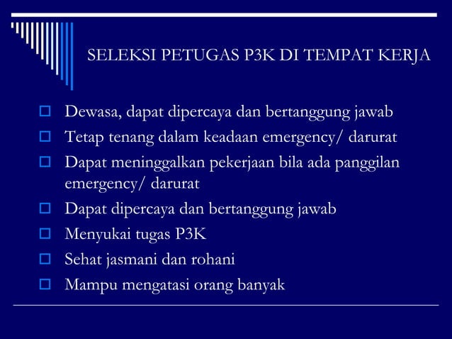 Dasar P3K ditempat kerja.ppt