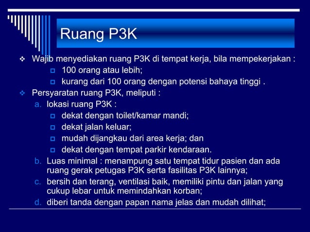 Dasar P3K ditempat kerja.ppt