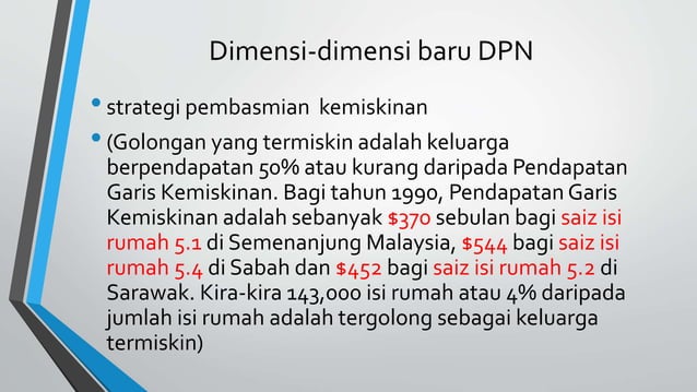 Dasar Pembangunan Nasional (DPN) | PPTX