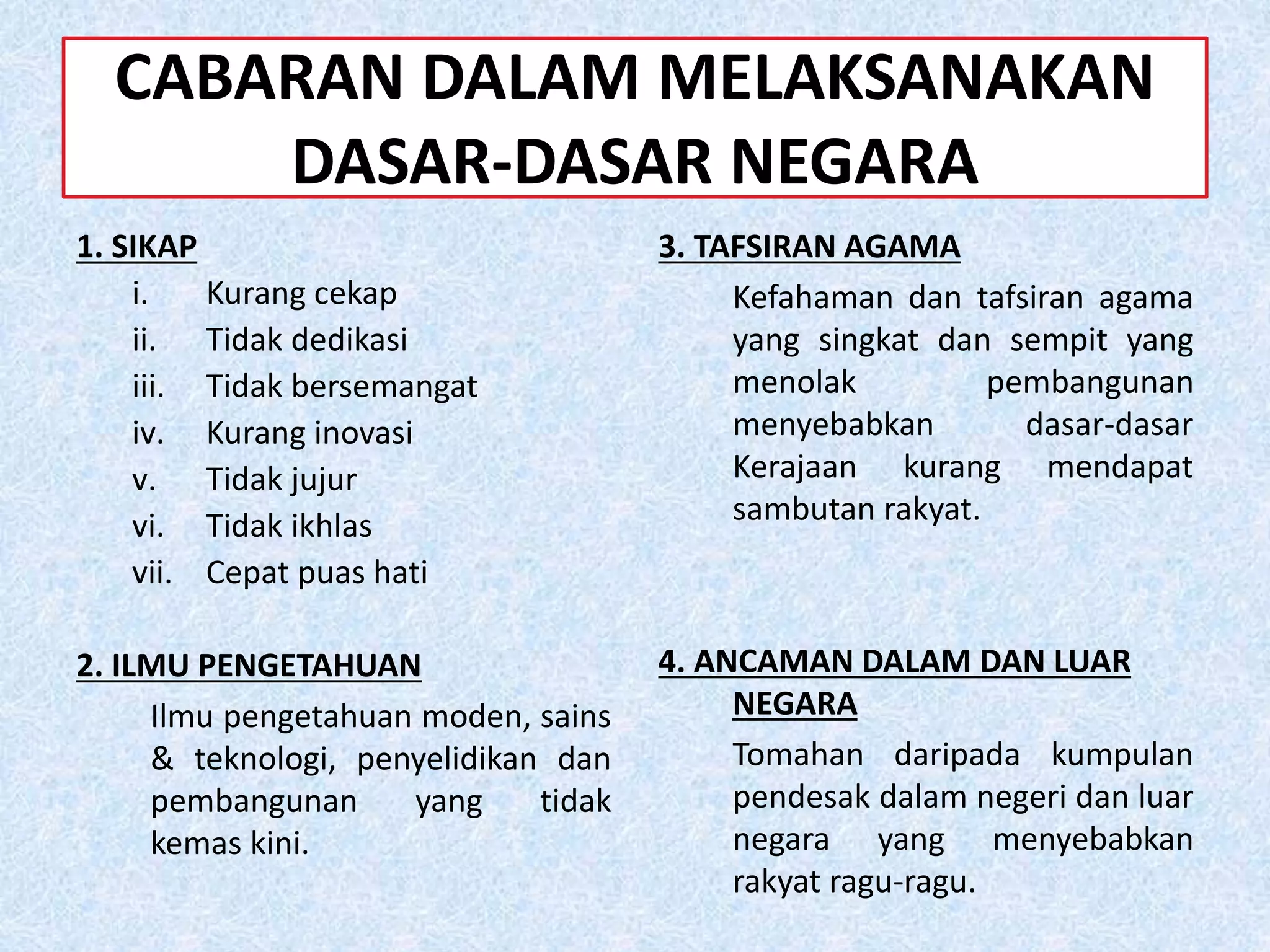 DASAR PEMBANGUNAN NEGARA MALAYSIA | PPTX