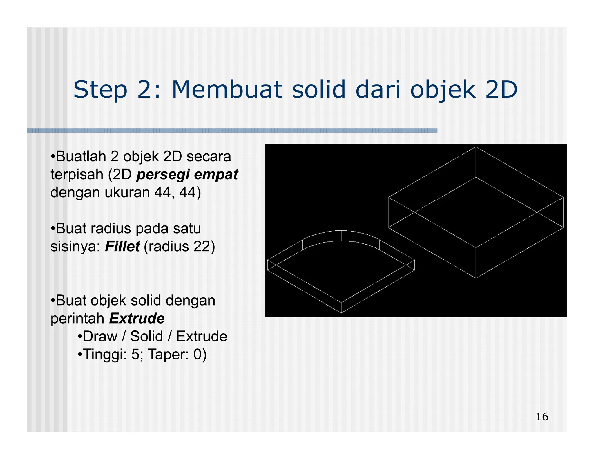 dasar pemodelan 3d autocad | dasar pemodelan 3d autocad | PDF