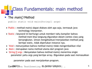 Dasar pemograman java | PPT