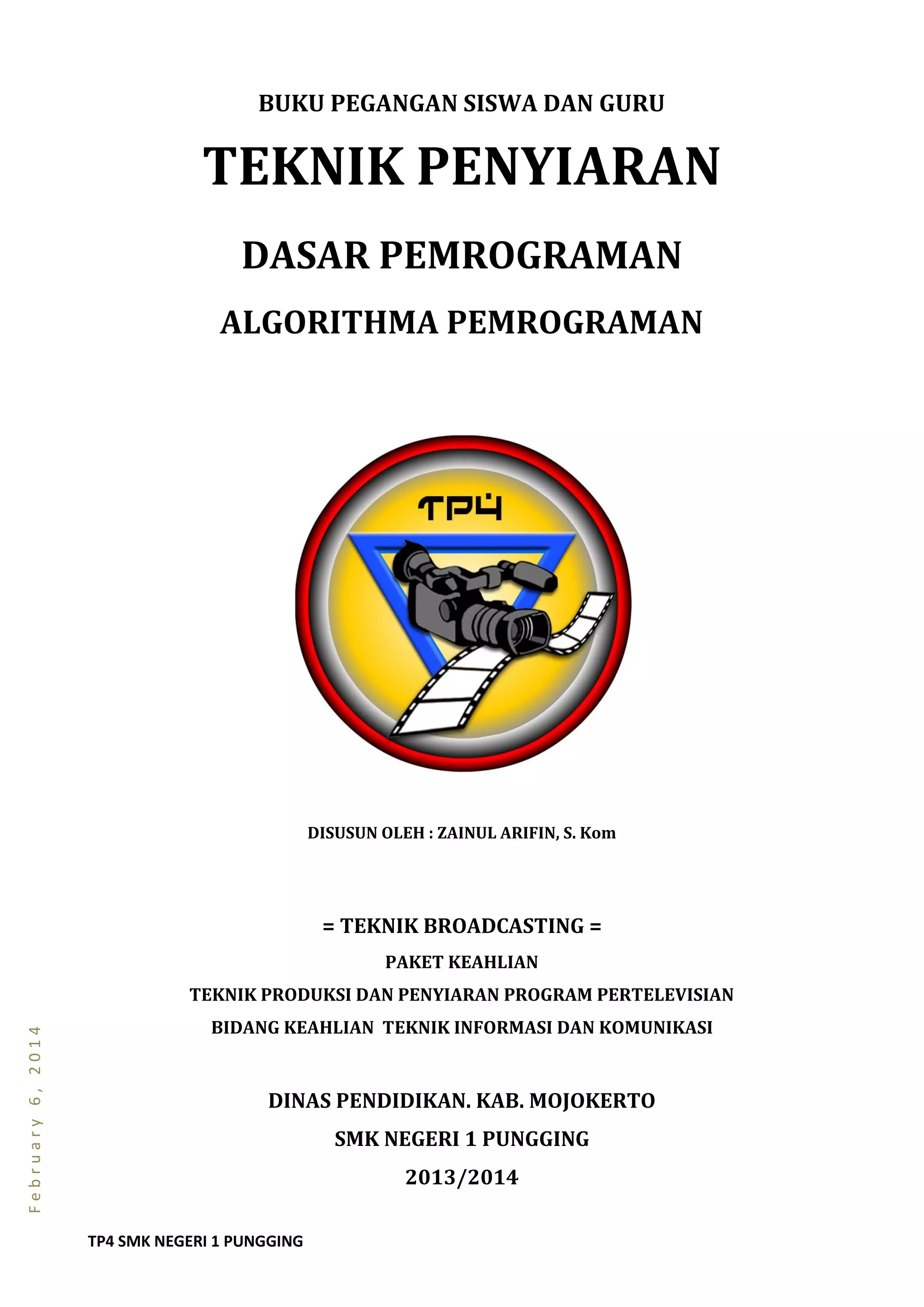 Dasar pemrograman ( algorithma pemrograman ) | PDF