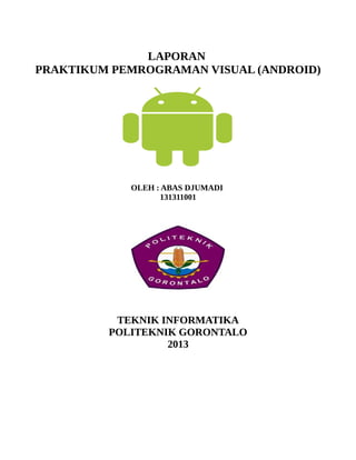Pemrograman Dasar Android | PDF