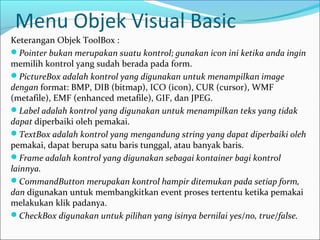 Pengenalan pemrograman aplikasi visual desktop | PPT