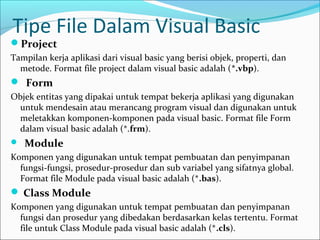 Pengenalan pemrograman aplikasi visual desktop | PPT