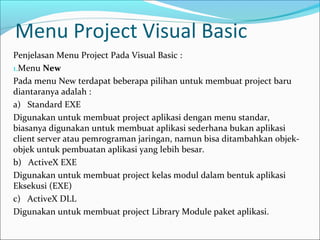 Pengenalan pemrograman aplikasi visual desktop | PPT
