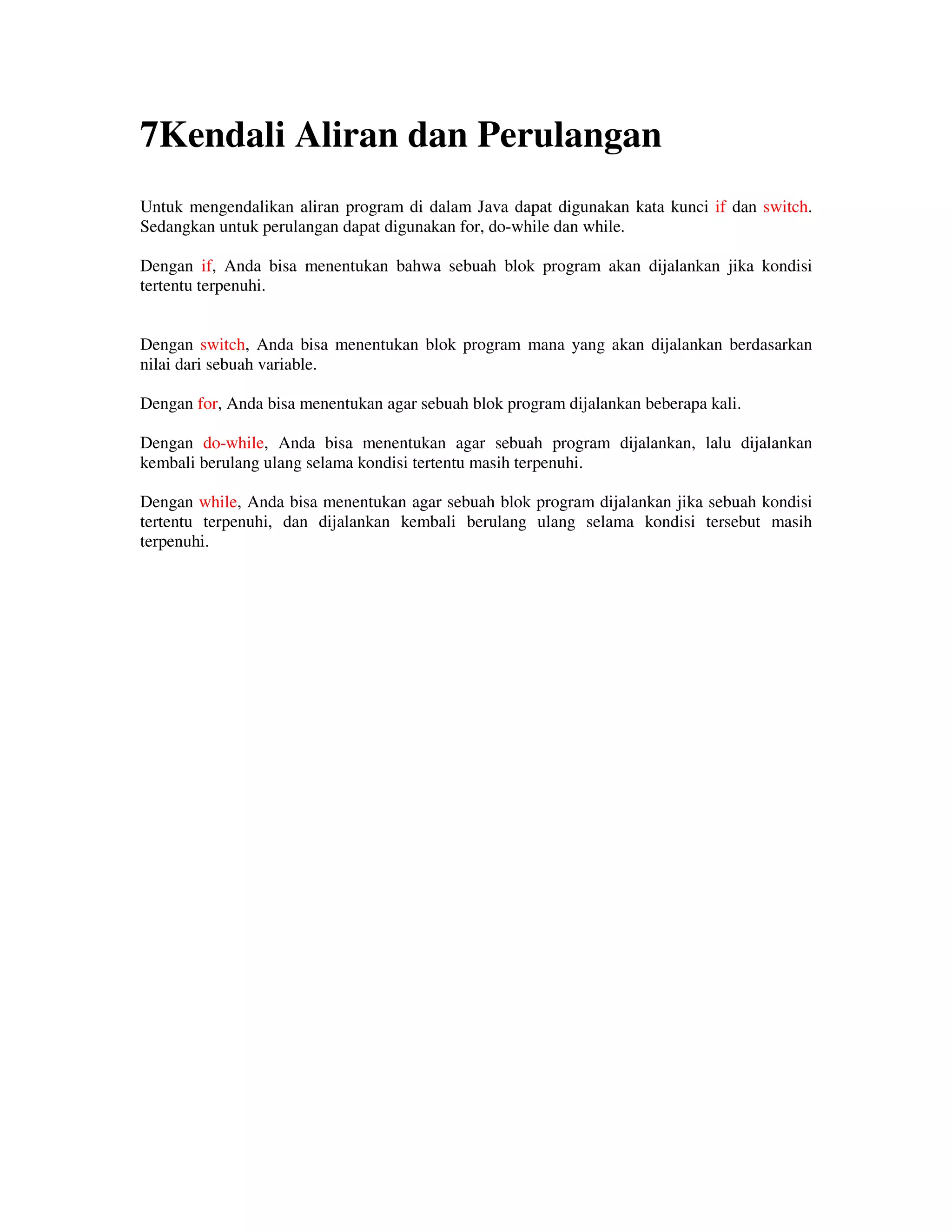 Java Programming | PDF