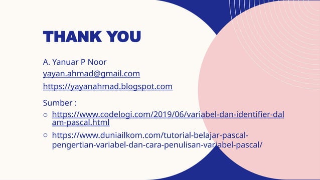 Dasar-dasar pemrograman pascal untuk pemula | PPTX