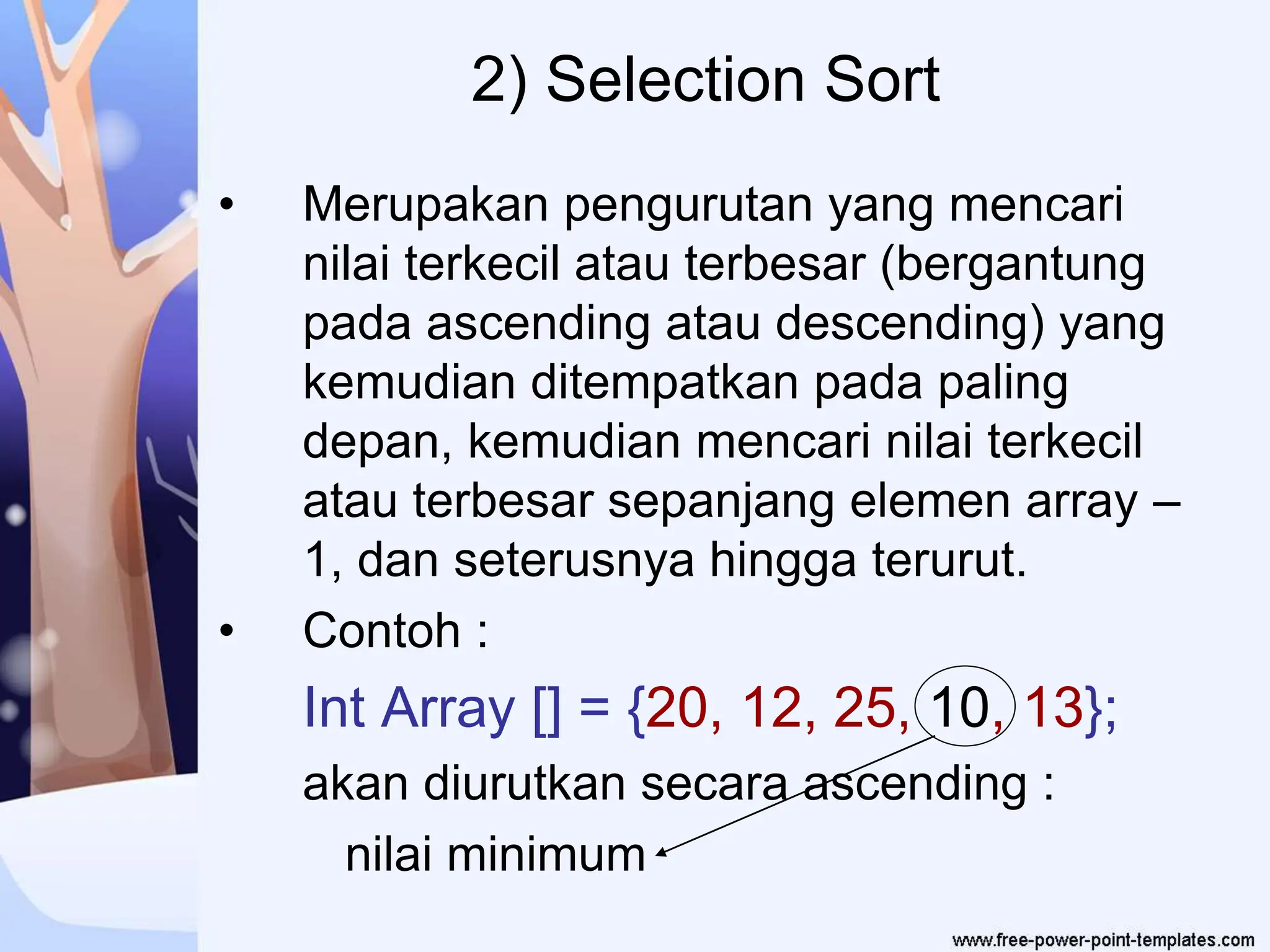 Pemrograman dasar-sorting dasar-dasar sorting | PPT
