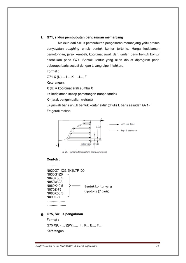 Dasar pemrograman untuk mesin bubut cnc dengan gsk 928TE_Rev1 | PDF