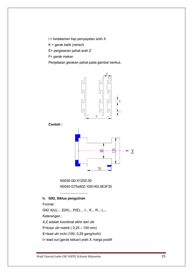Dasar pemrograman untuk mesin bubut cnc dengan gsk 928TE_Rev1 | PDF