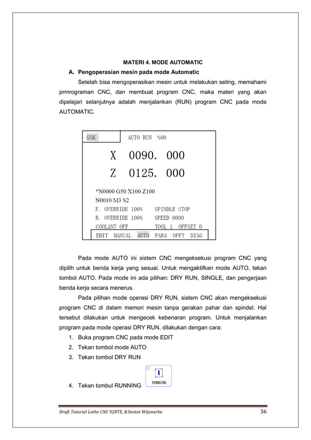 Dasar pemrograman untuk mesin bubut cnc dengan gsk 928TE_Rev1 | PDF