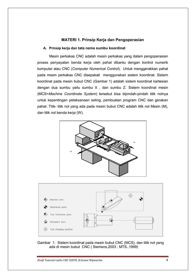 Dasar pemrograman untuk mesin bubut cnc dengan gsk 928TE_Rev1 | PDF