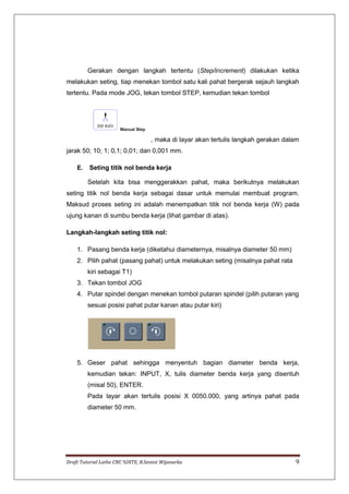 Dasar pemrograman untuk mesin bubut cnc dengan gsk 928TE_Rev1 | PDF