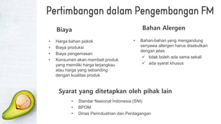 Dasar pengembangan formula makanan | PDF