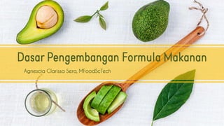 Dasar pengembangan formula makanan | PDF