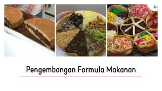 Dasar pengembangan formula makanan | PDF