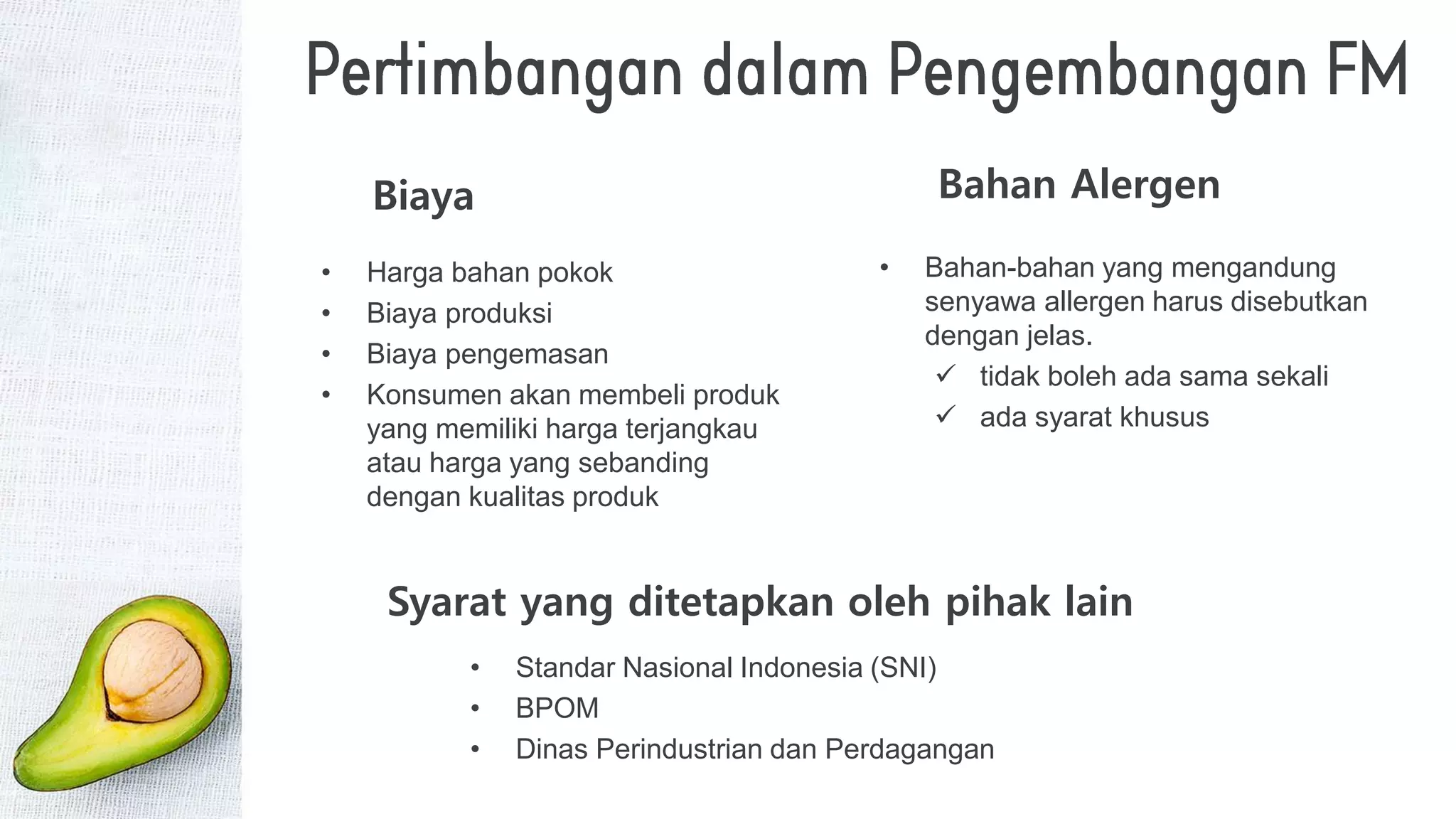 Dasar pengembangan formula makanan | PDF