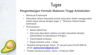 Dasar pengembangan formula makanan | PDF
