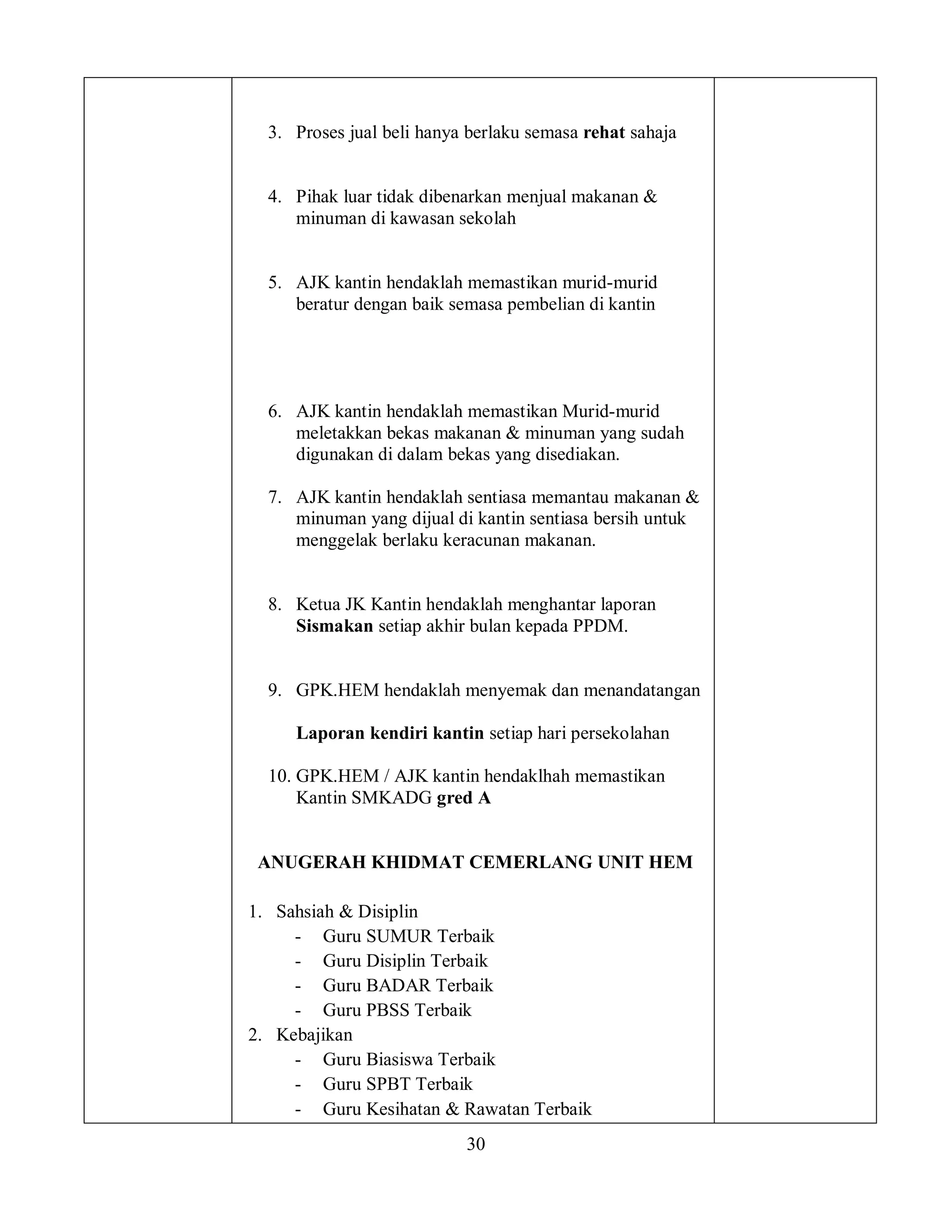 Dasar pengurusan hem smkadg 2013 | PDF